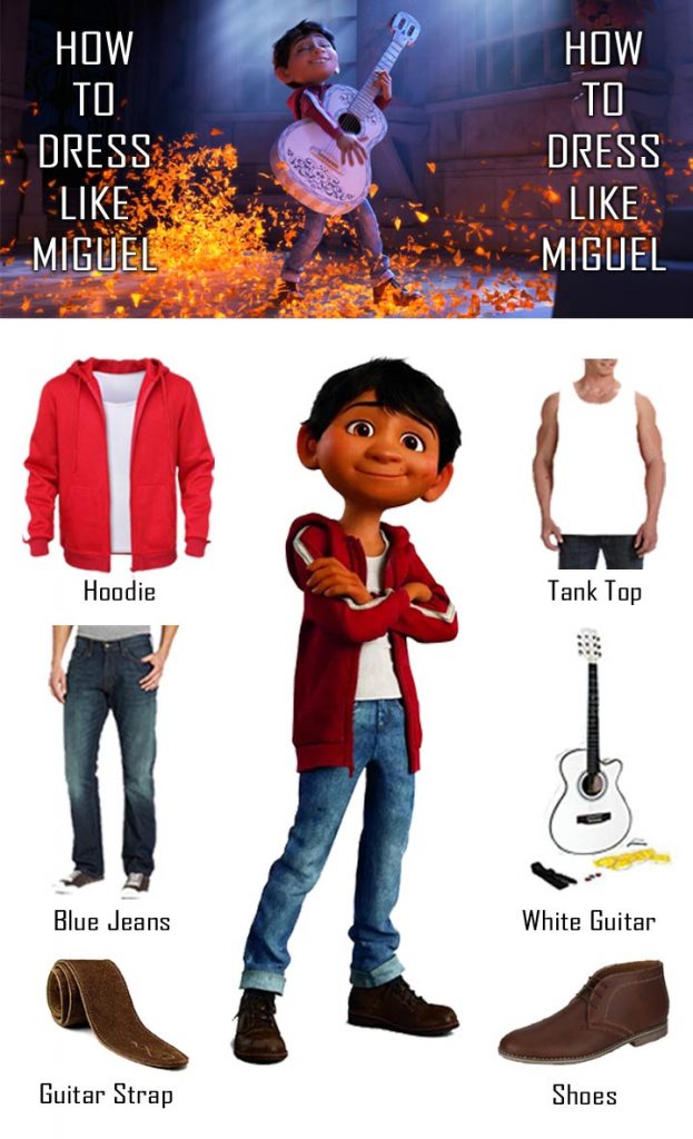 Miguel Rivera Coco Costume Guide for Cosplay