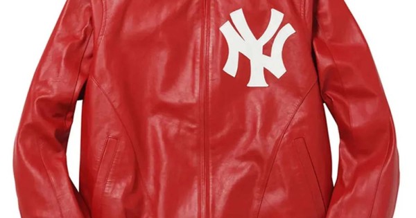 Supreme New York Yankees Red Jacket Supreme New York Yankees Red Jacket