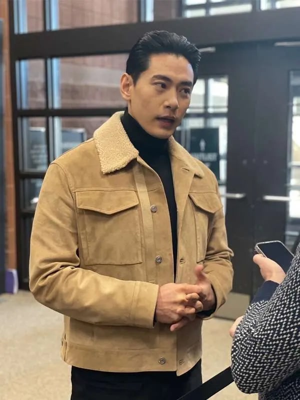 Past Lives 2023 Teo Yoo Suede Jacket Films Jackets